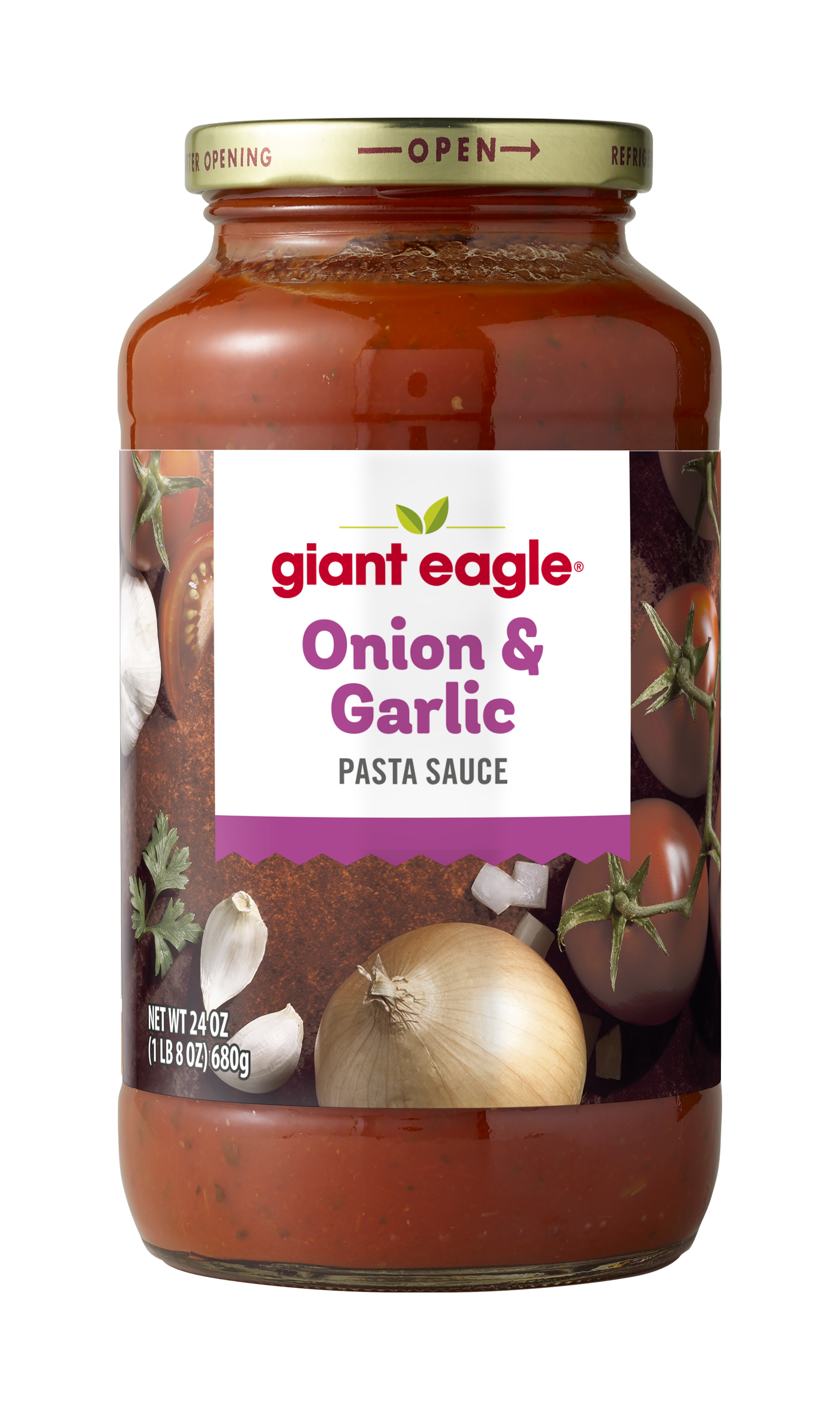 Giant Eagle Pasta Sauce, Onion & Garlic | Fig App