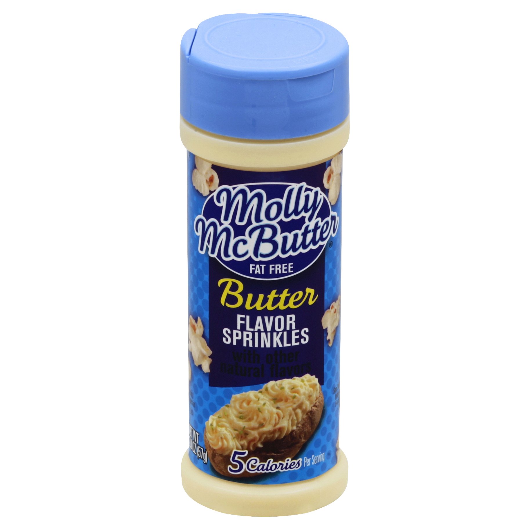 Molly Mcbutter Natural Butter Flavor Sprinkles, Fat Free | Fig App